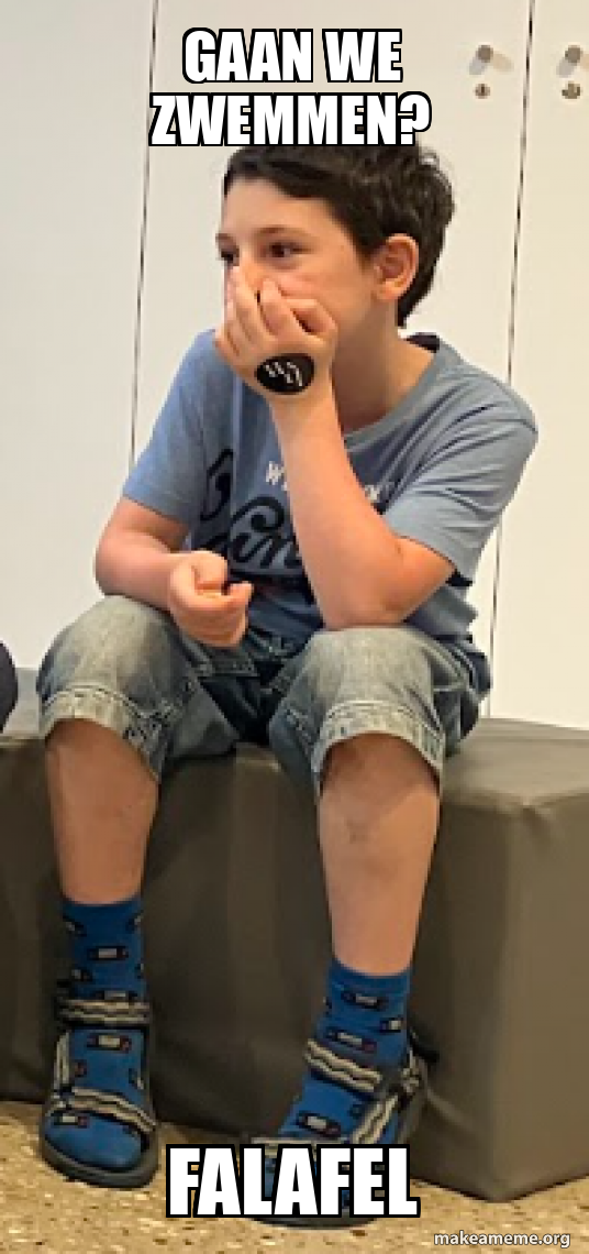 gaan we zwemmen? FALAFEL Meme Generator