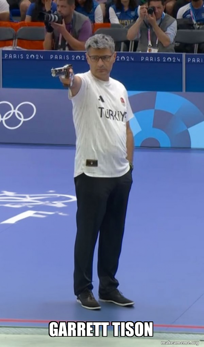 Garrett Tison - Yusuf Dikec Meme Generator