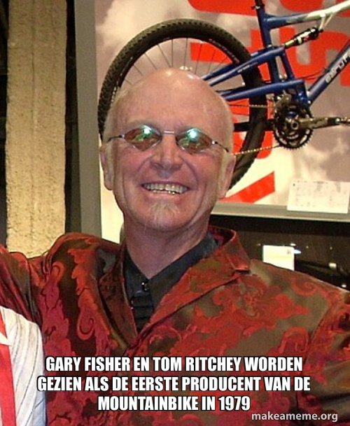 Gary Fisher en Tom Ritchey worden gezien als de eerste producent van de ...