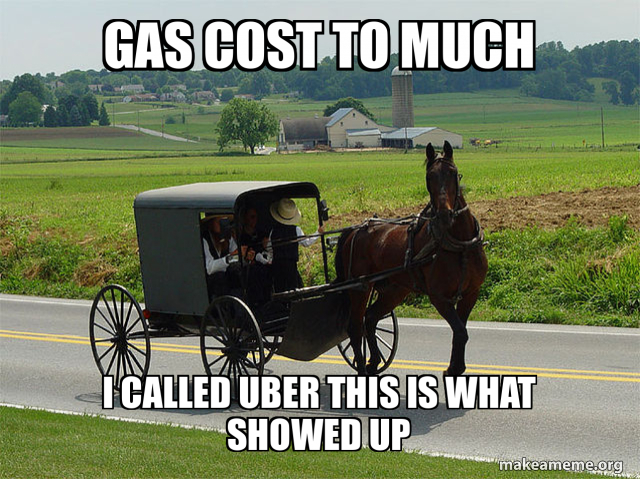 Gas cost to much I called uber this is what showed up Meme Generator
