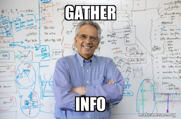Gather info - Good Guy Professor Meme Generator