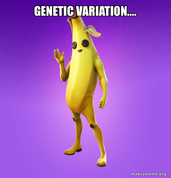 genetic variation.... - Peely Meme Generator