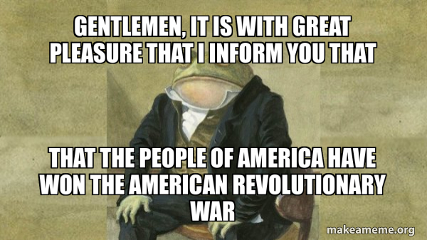 Gentlemen, it is with great pleasure that I inform you that that the ...