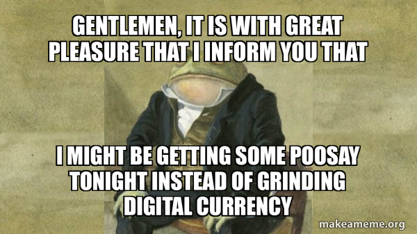 Gentlemen, it is with great pleasure that I inform you that I might be ...