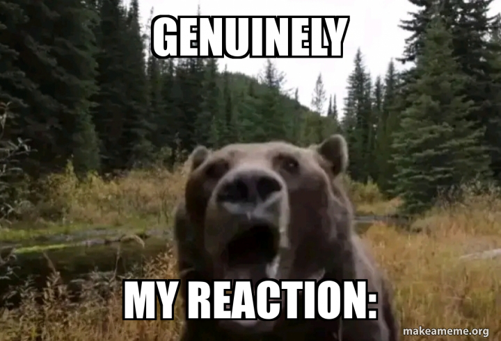 Genuinely My reaction: Meme Generator