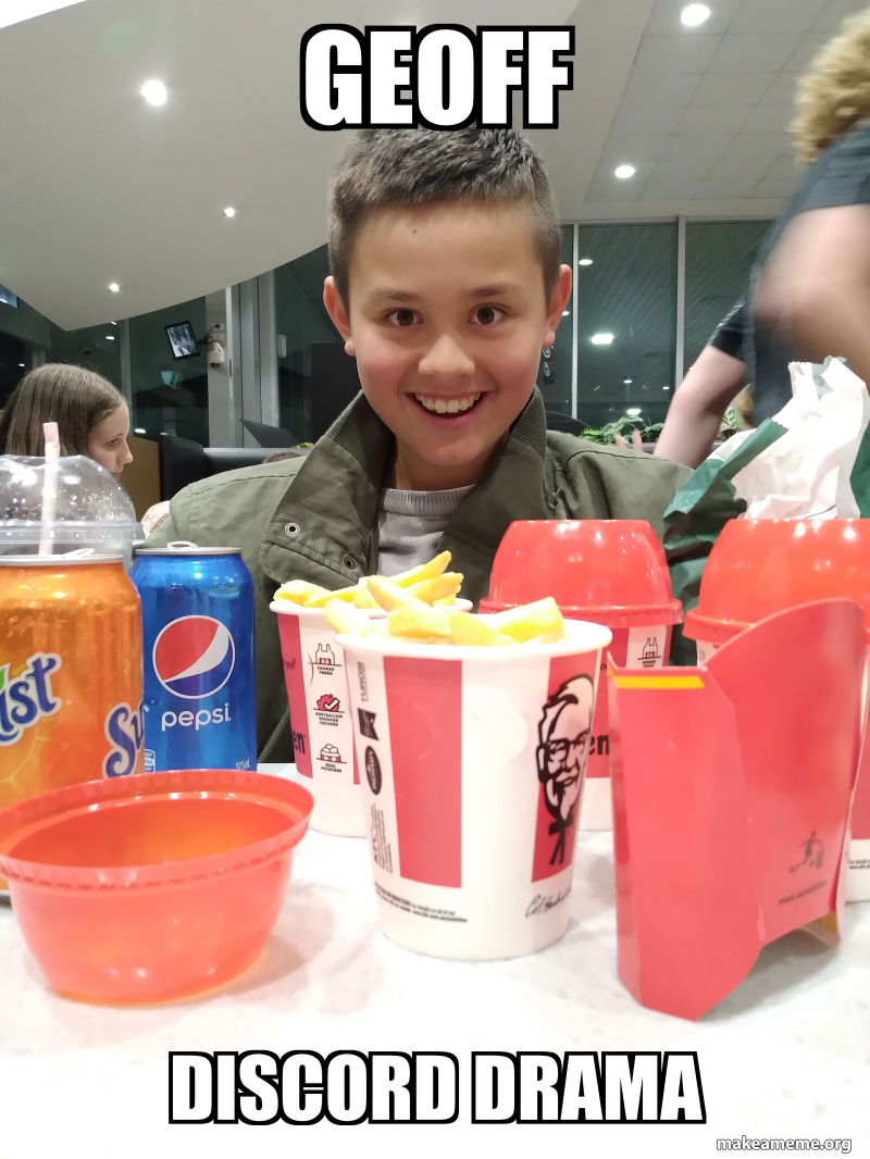 Geoff Discord Drama Meme Generator