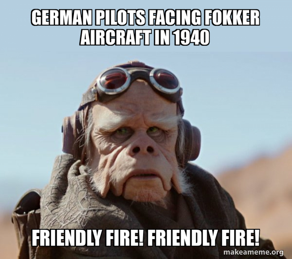 German Pilots facing Fokker aircraft in 1940 Friendly fire! FRIENDLY ...