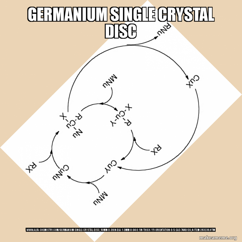 Germanium single crystal disc www.alfa-chemistry.com/germanium-single ...