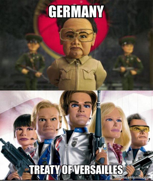 germany Treaty of Versailles - Team America Meme Generator