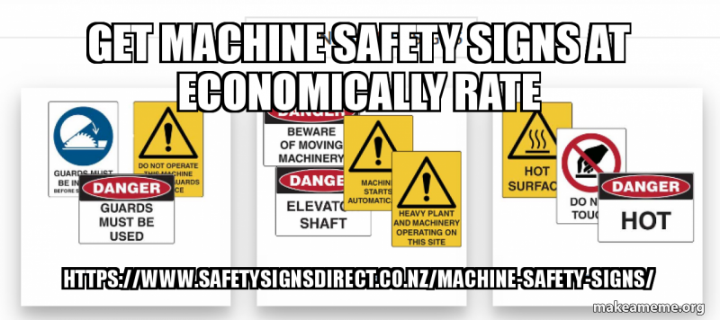 Get Machine Safety Signs at Economically Rate https://www ...