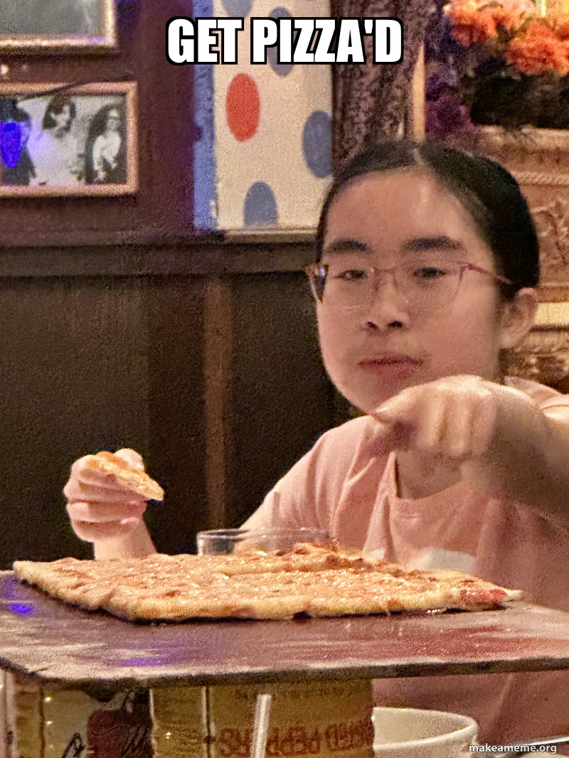 Get pizza'd Meme Generator