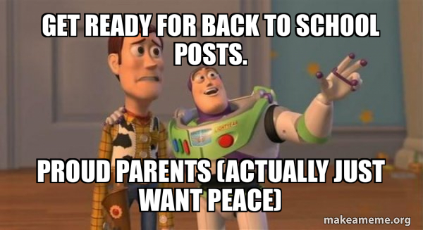Get ready for back to school posts. Proud parents (Actually just want ...