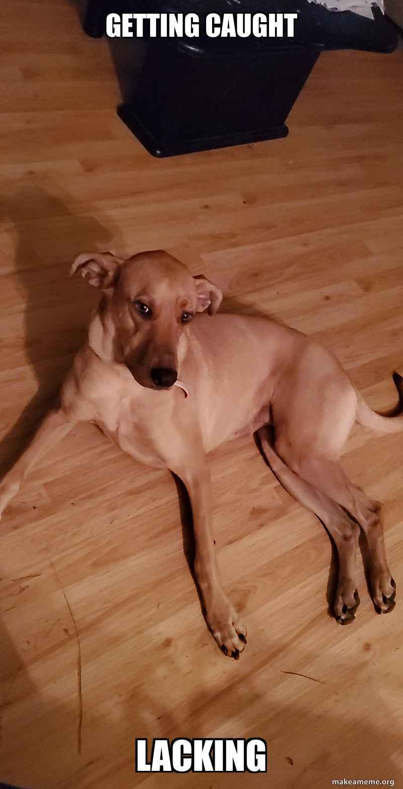 getting caught lacking Meme Generator