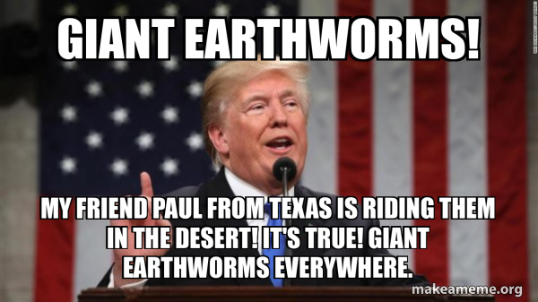 Giant Earthworms! My friend Paul from texas is riding them in the ...