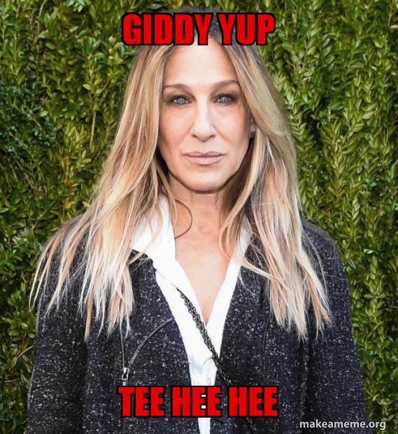 giddy yup tee hee hee Meme Generator