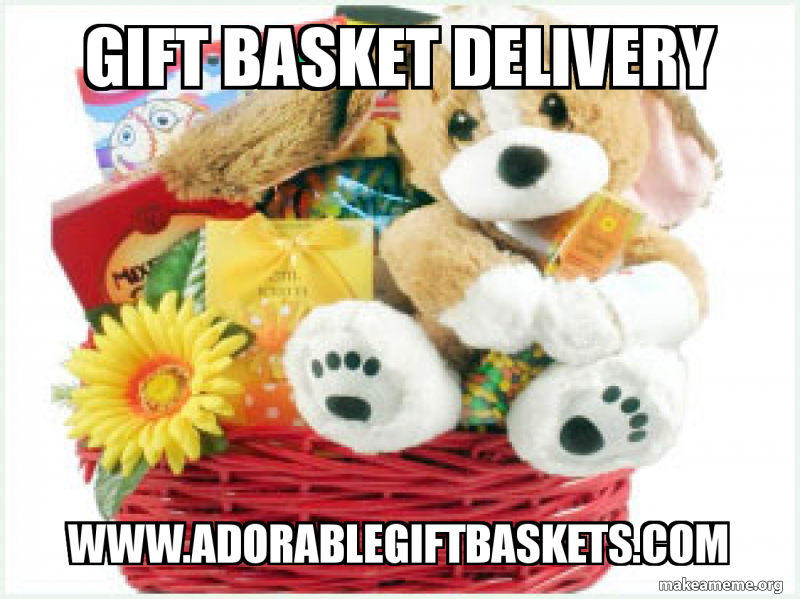 Gift Basket Delivery www.adorablegiftbaskets.com Meme Generator