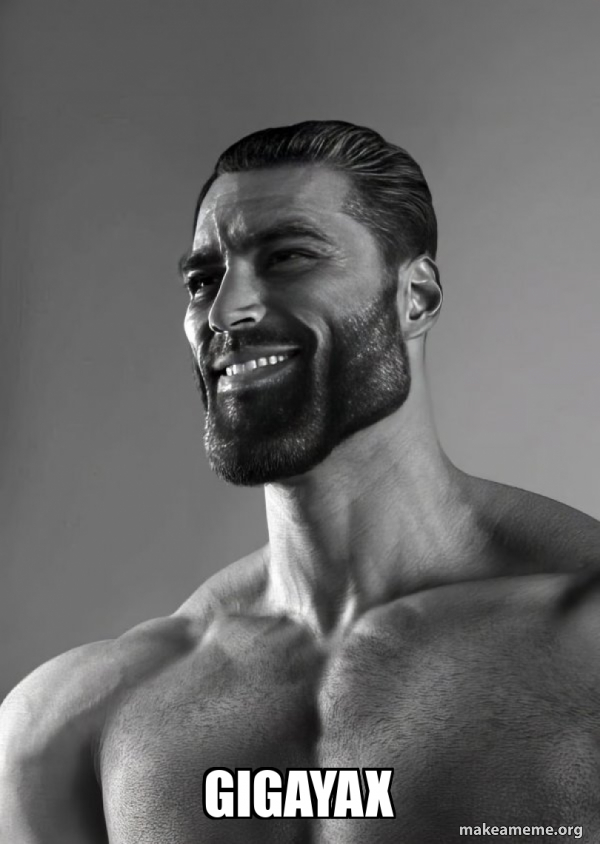 gigayax - Gigachad Meme Generator
