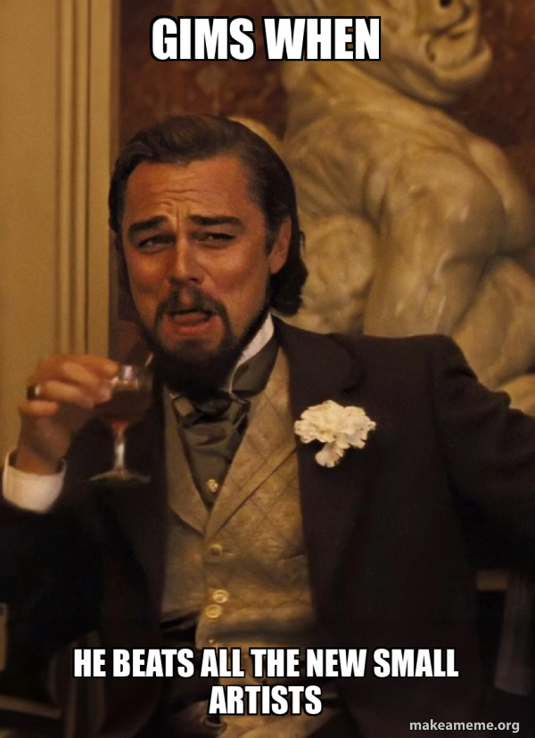 gims when he beats all the new small artists - Leonardo DiCaprio ...