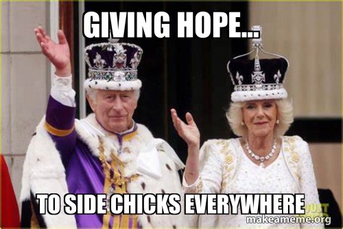 giving hope... to side chicks everywhere Meme Generator