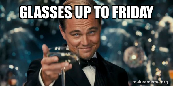 glasses up to friday - Great Gatsby Reaction - Leonardo DiCaprio Toast ...