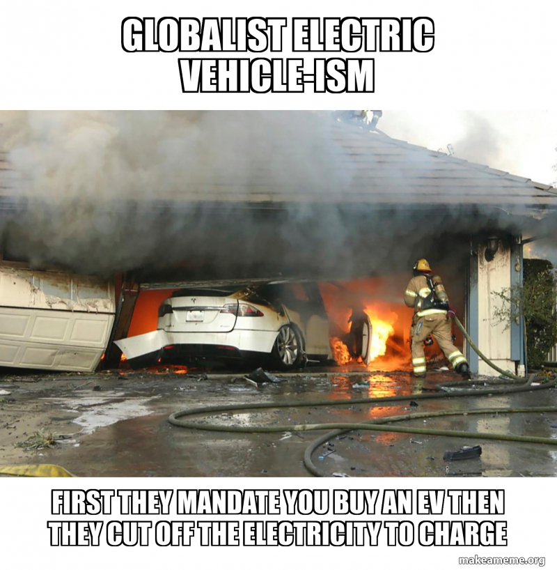 GLOBALIST ELECTRIC VEHICLE-ISM FIRST THEY MANDATE YOU BUY AN EV THEN ...