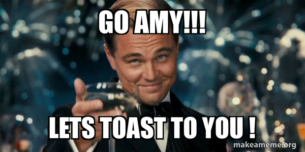 Go AMY!!! Lets toast to you ! - Great Gatsby Reaction - Leonardo ...