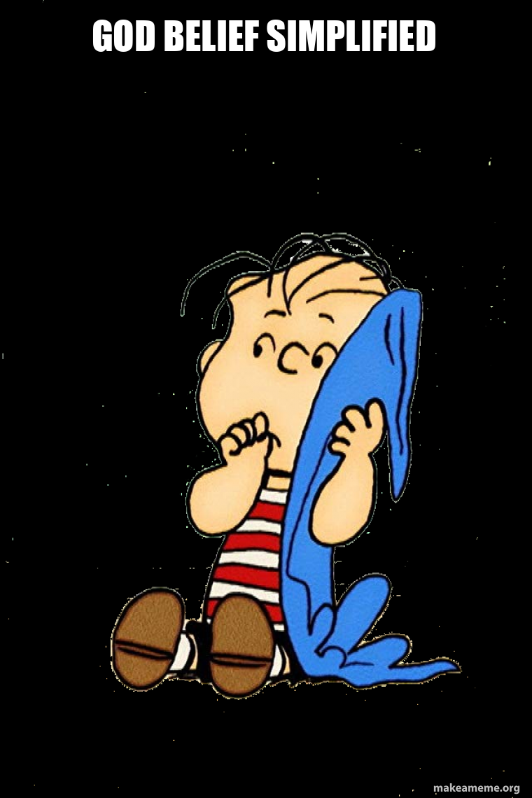 god belief simplified Meme Generator