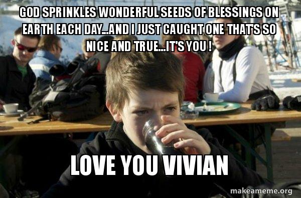 God sprinkles wonderful seeds of blessings on earth each day...and I ...