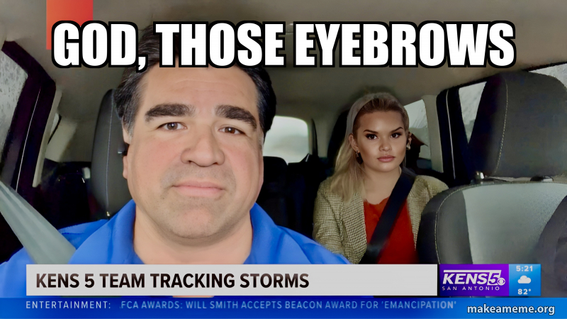 God, those eyebrows Meme Generator