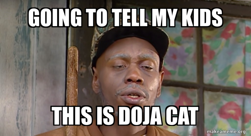 Going to tell my kids This is Doja Cat Meme Generator