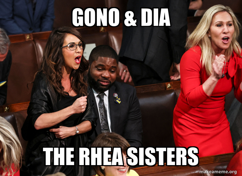 gono & dia the rhea sisters Meme Generator