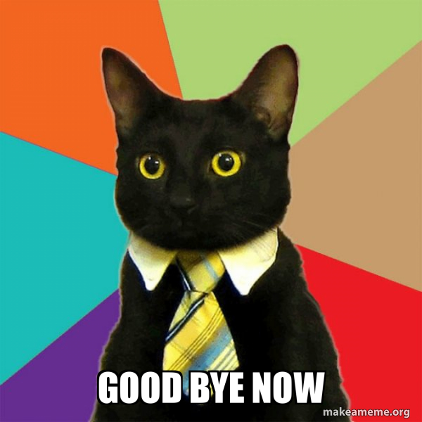 Bye Cat Memes Kitty Only Zone Funny, Fluffy, Feline Memes Featuring