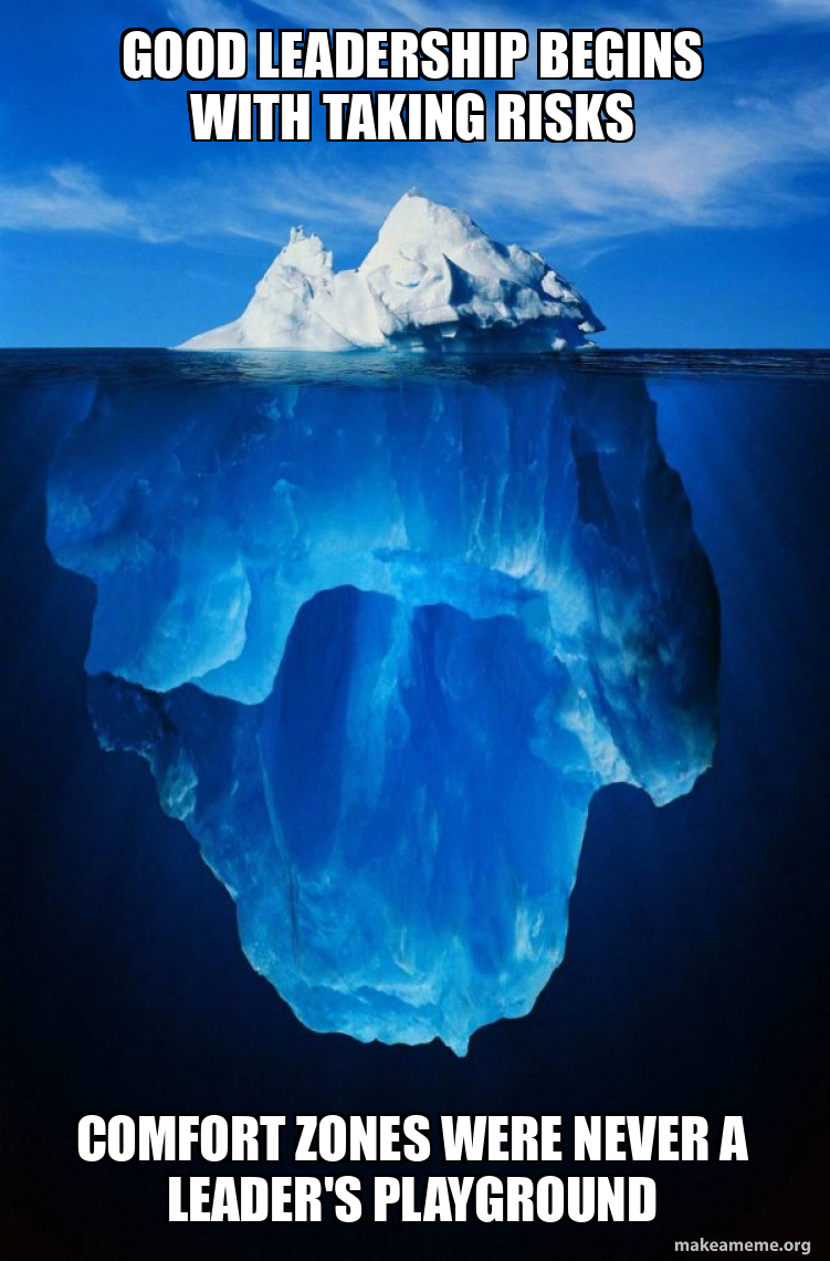 Good Leadership Begins with Taking Risks Comfort Zones Were Never a ...