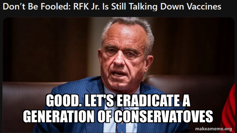 good. let's eradicate a generation of conservatoves Meme Generator