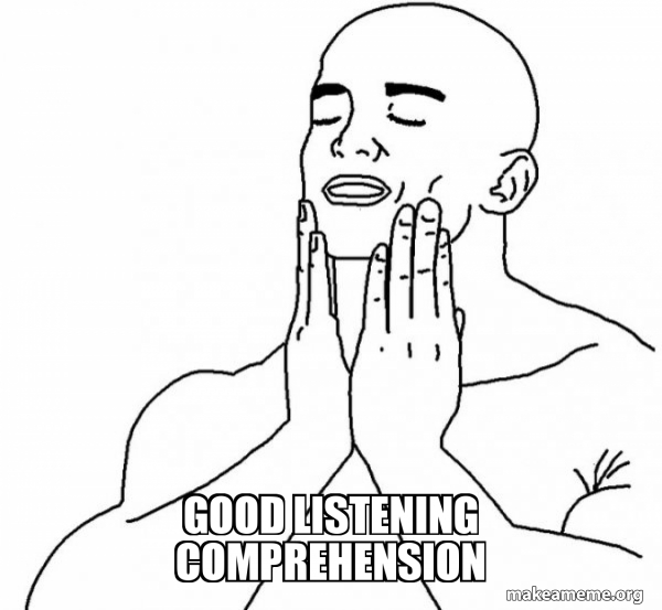 English Listening Memes I'm Speaking In English But You're Listening