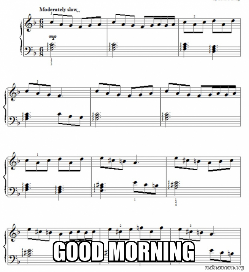 Good morning Meme Generator