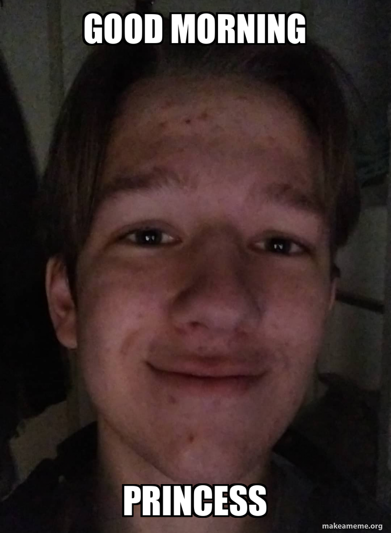 Good morning Princess Meme Generator