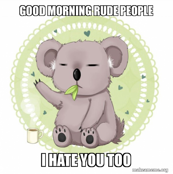 Insulting Good Morning Memes