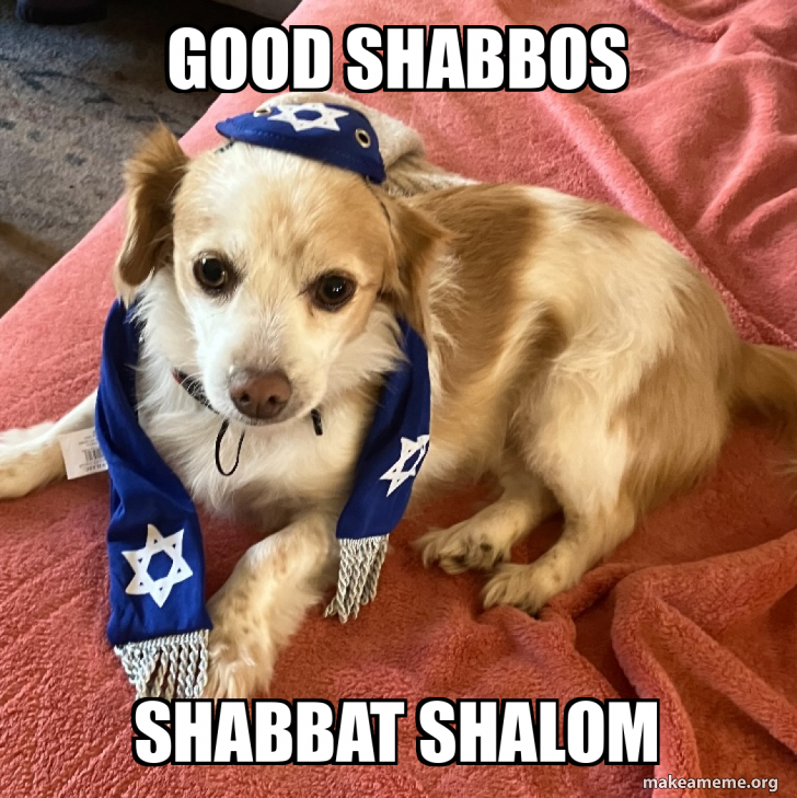 Good shabbos Shabbat shalom Meme Generator