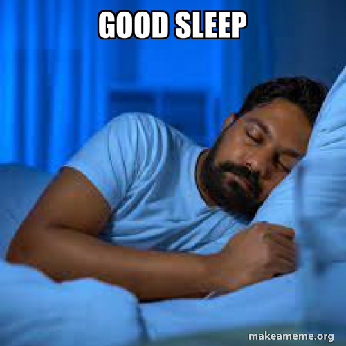 Good sleep Meme Generator