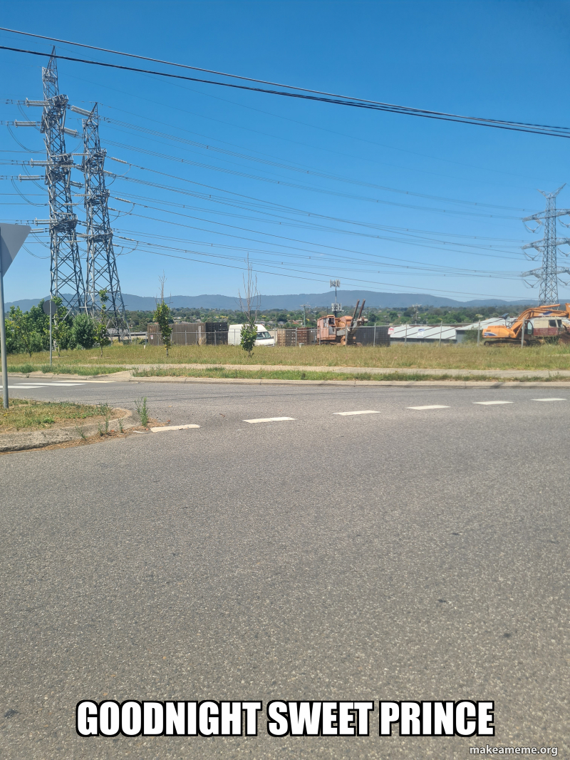 Goodnight sweet prince Meme Generator