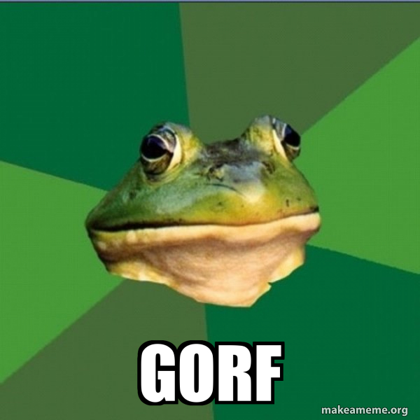 gorf - Foul Bachelor Frog Meme Generator