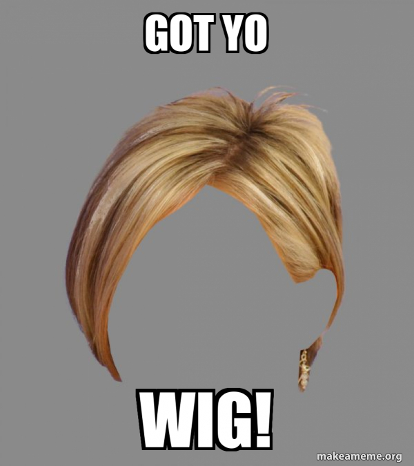 got yo wig! - The Karen Hair Meme Generator