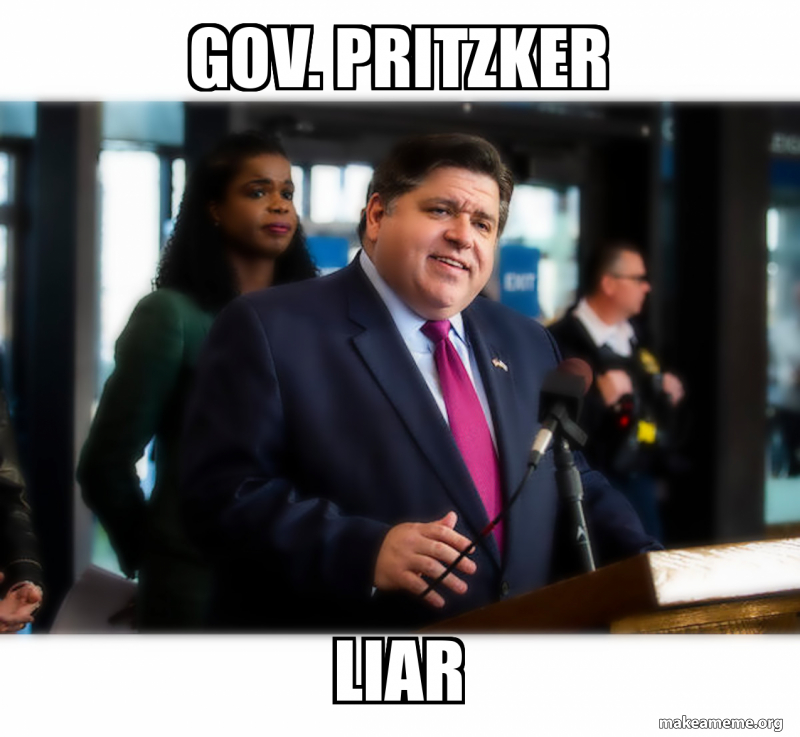 Gov. Pritzker LIAR Meme Generator