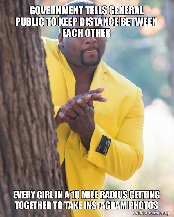 Government tells general public to keep distance between each other ...