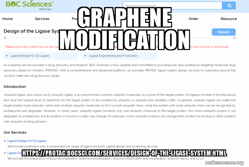 Graphene Modification https://protac.bocsci.com/services/design-of-the ...