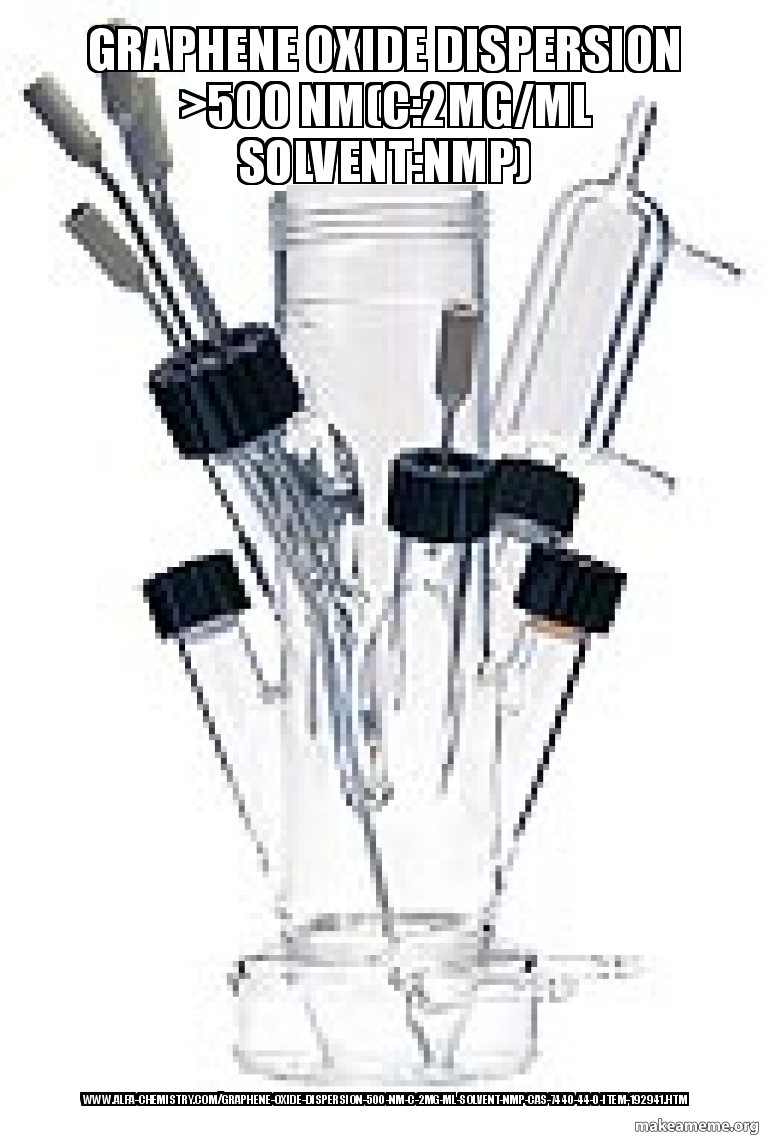 Graphene Oxide dispersion >500 nm(C:2mg/ml solvent:NMP) www.alfa ...