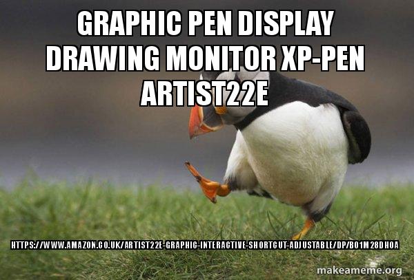 Graphic Pen Display Drawing Monitor XP-PEN Artist22E https://www.amazon ...