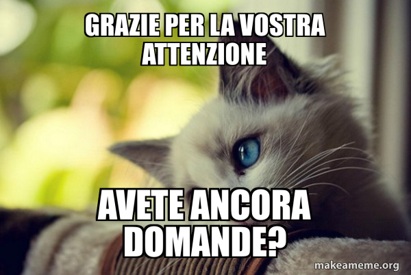 Grazie per la vostra attenzione Avete ancora domande? - First World Cat ...