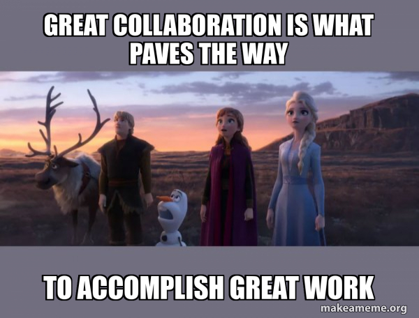 Great collaboration is what paves the way to accomplish great work ...